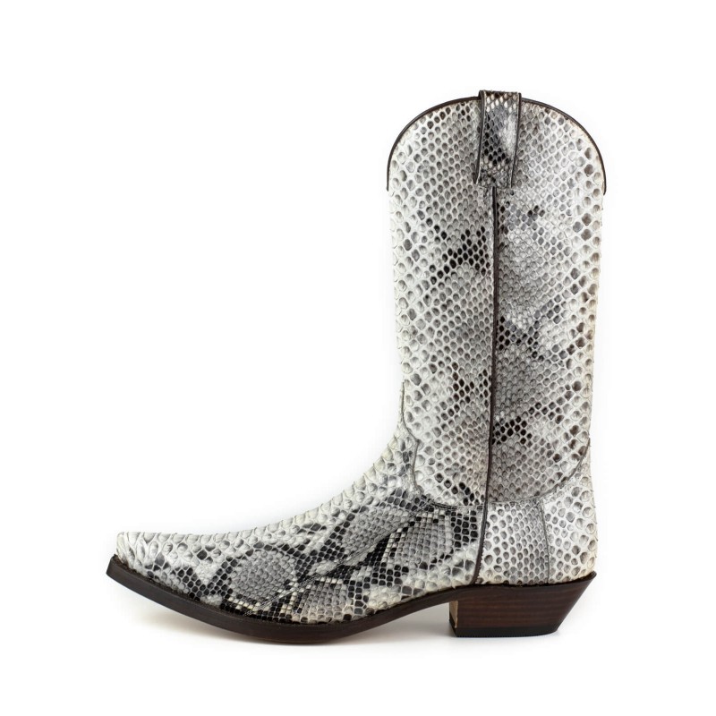 Mayura Boots 1920-FR in White Python | The House of the Boot